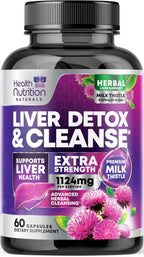 milk thistle detox support capsules