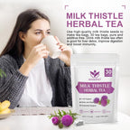 milk thistle detox tea for wellness