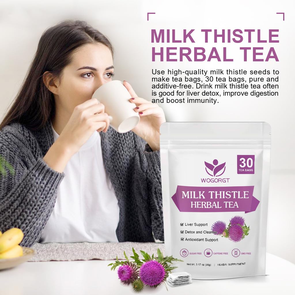 milk thistle detox tea for wellness