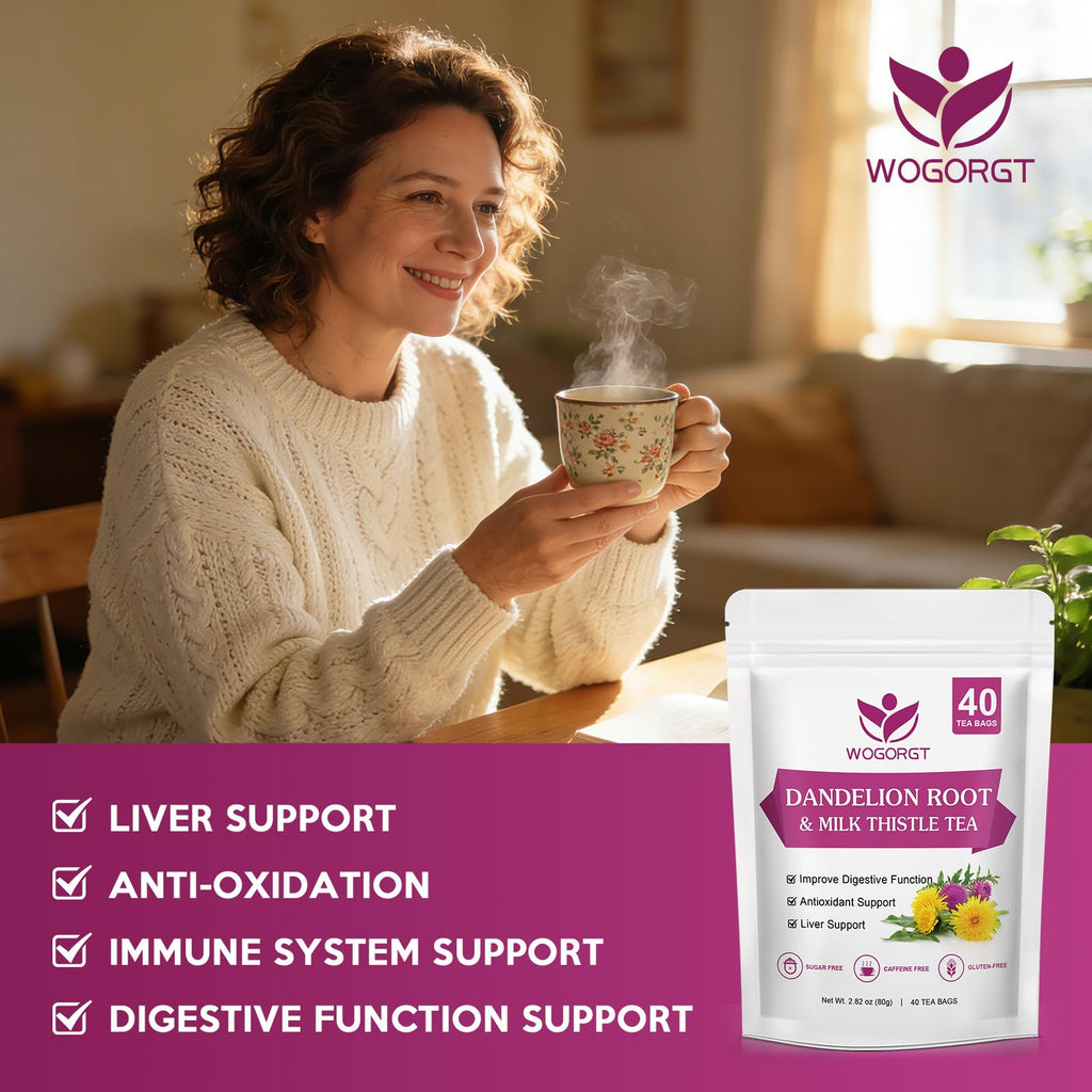 Milk thistle detox tea