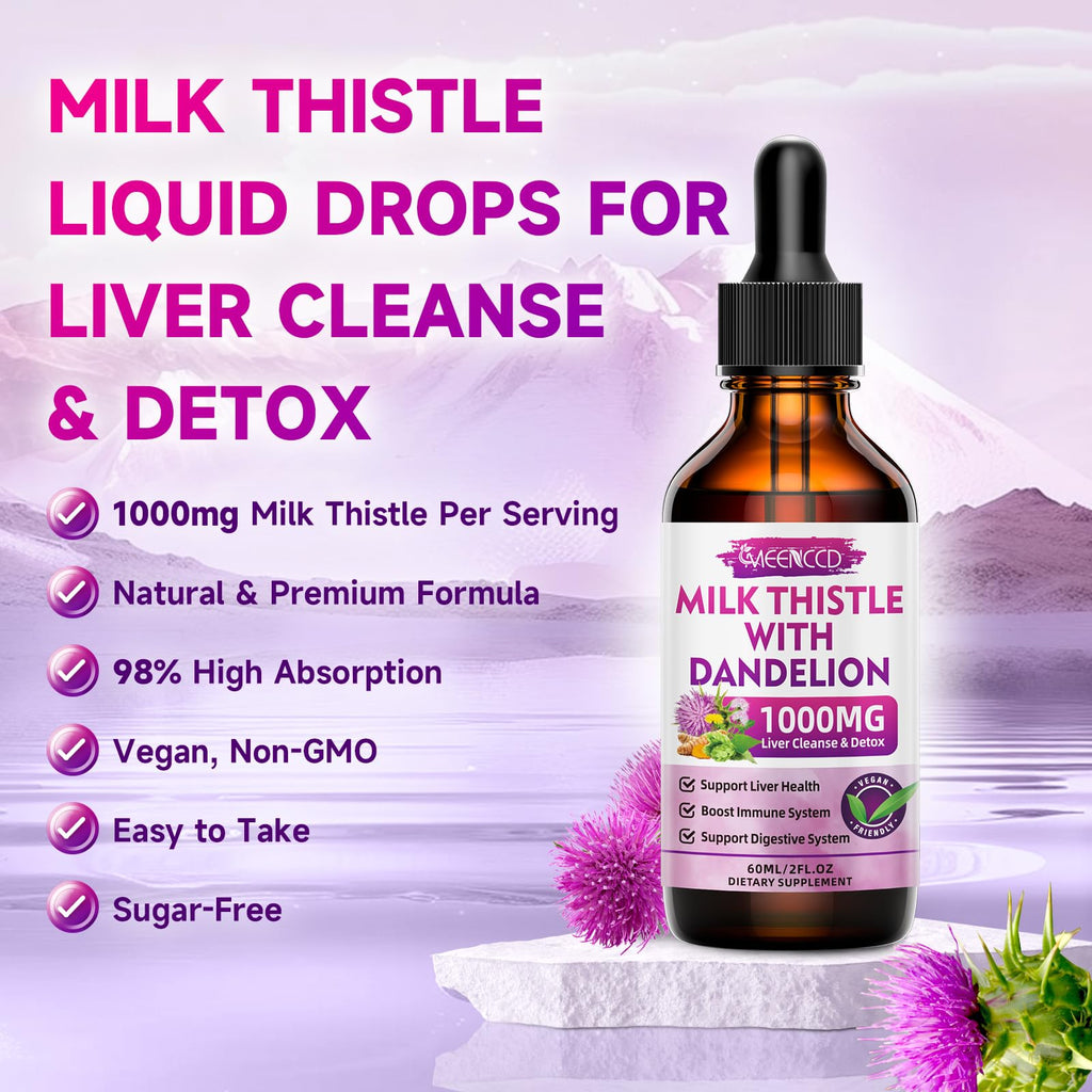 milk thistle drops for daily wellness