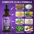 milk thistle drops for digestive support