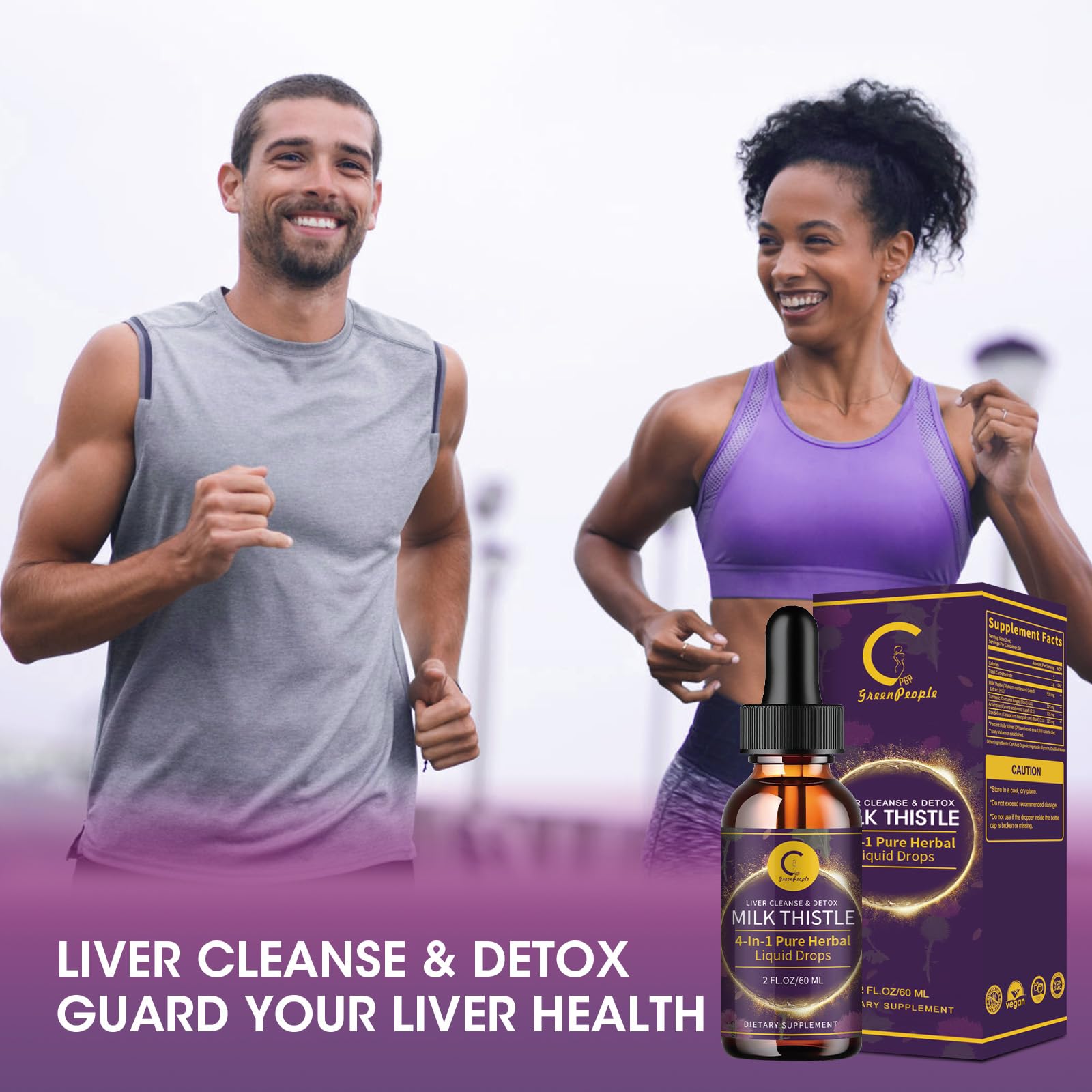 Milk thistle drops for fatty liver