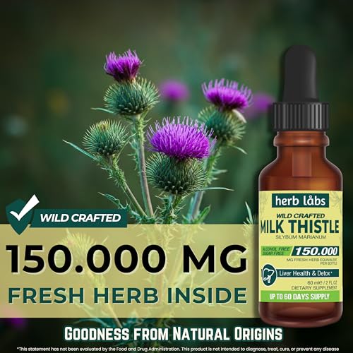 milk thistle drops for healthy digestion