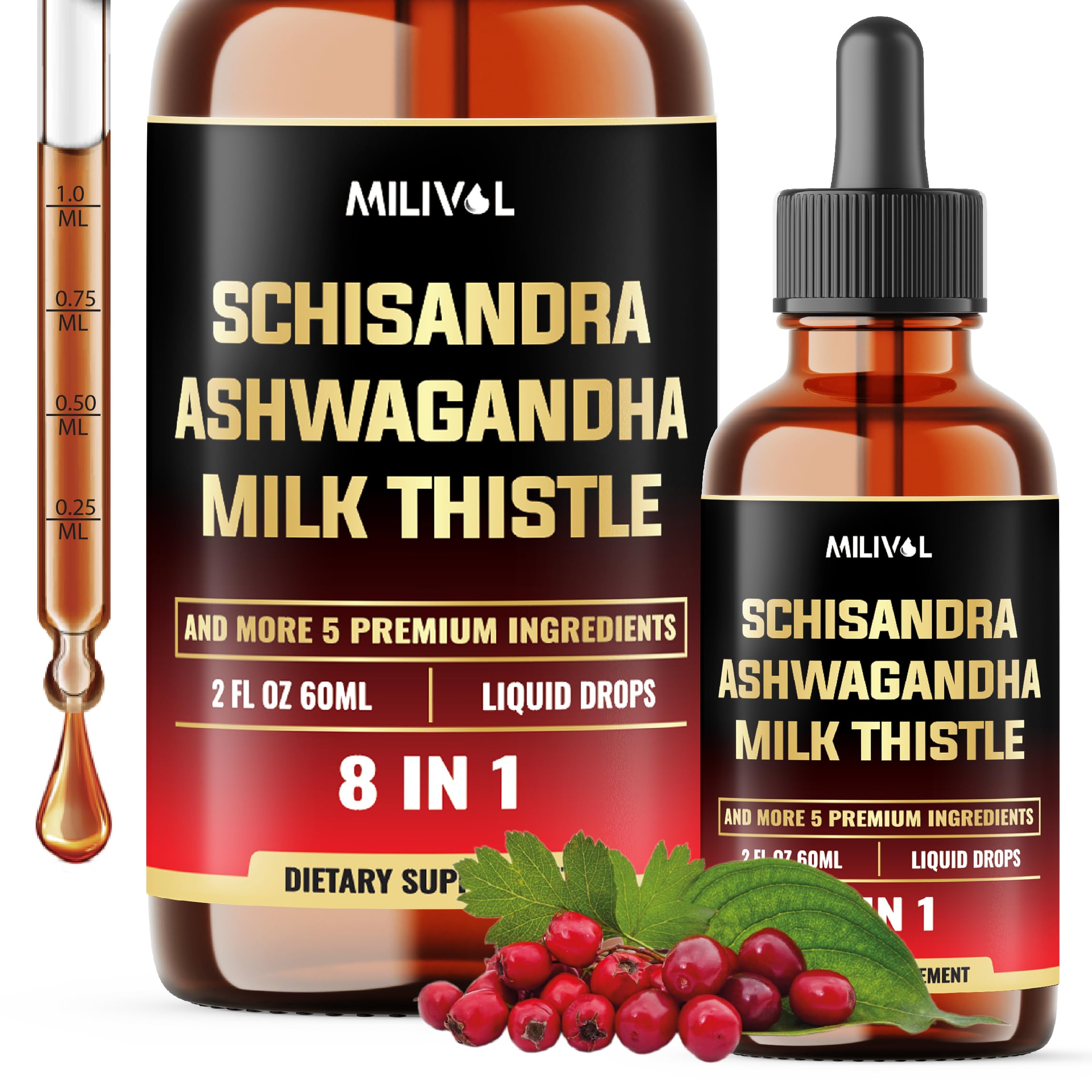 Milk thistle drops for liver health