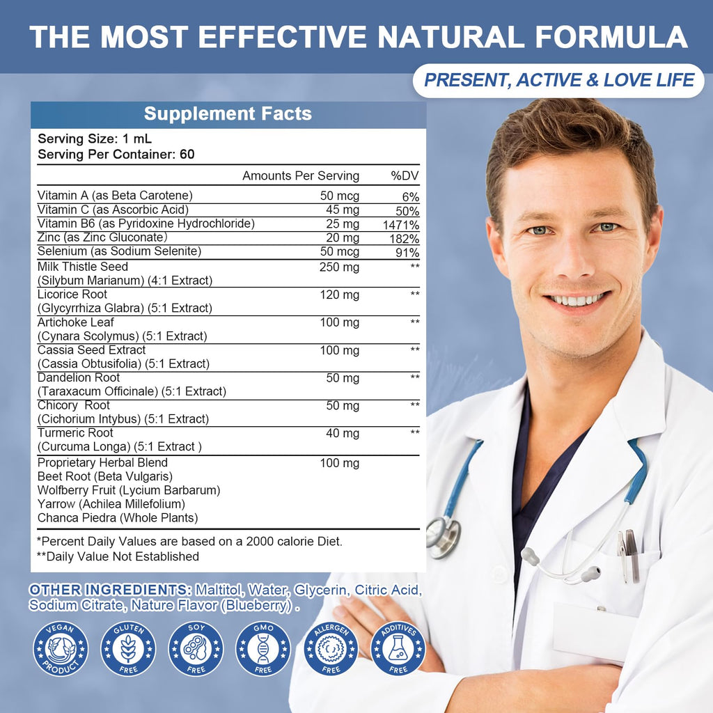 milk thistle drops for overall vitality