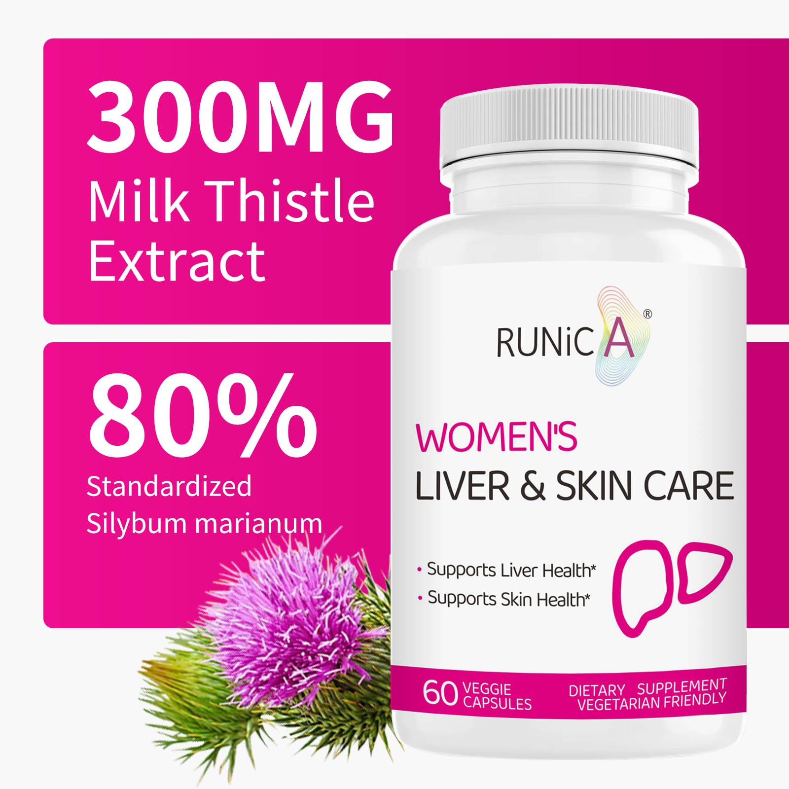 Milk thistle extract for detoxification