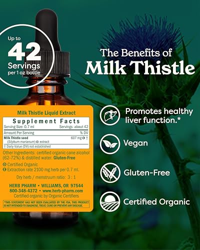 milk thistle extract for healthy liver