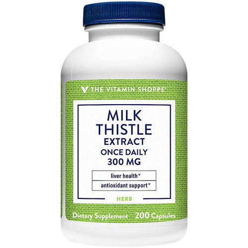 The Vitamin Shoppe Milk Thistle Extract 300 mg - 200 Capsules