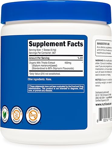 milk thistle extract for overall health