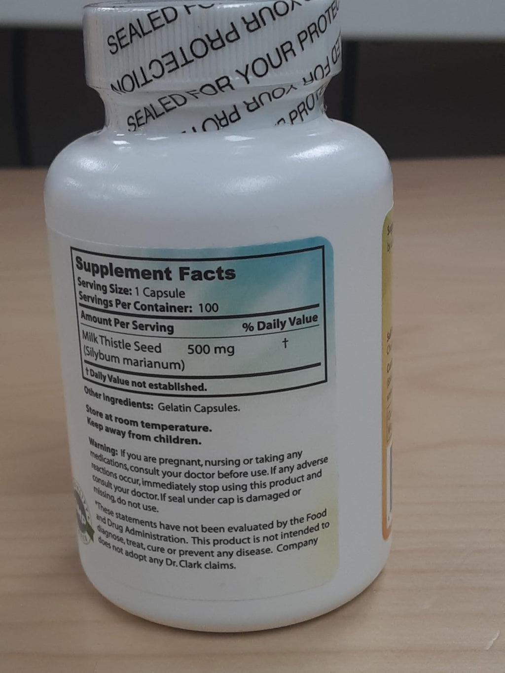 milk thistle for detoxification support