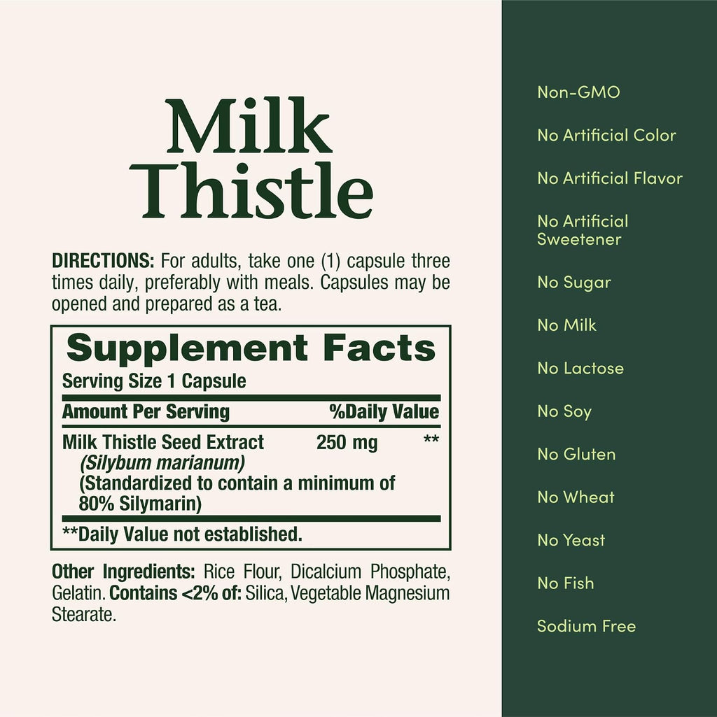 milk thistle for detoxification