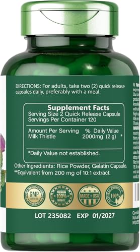 milk thistle for detoxification