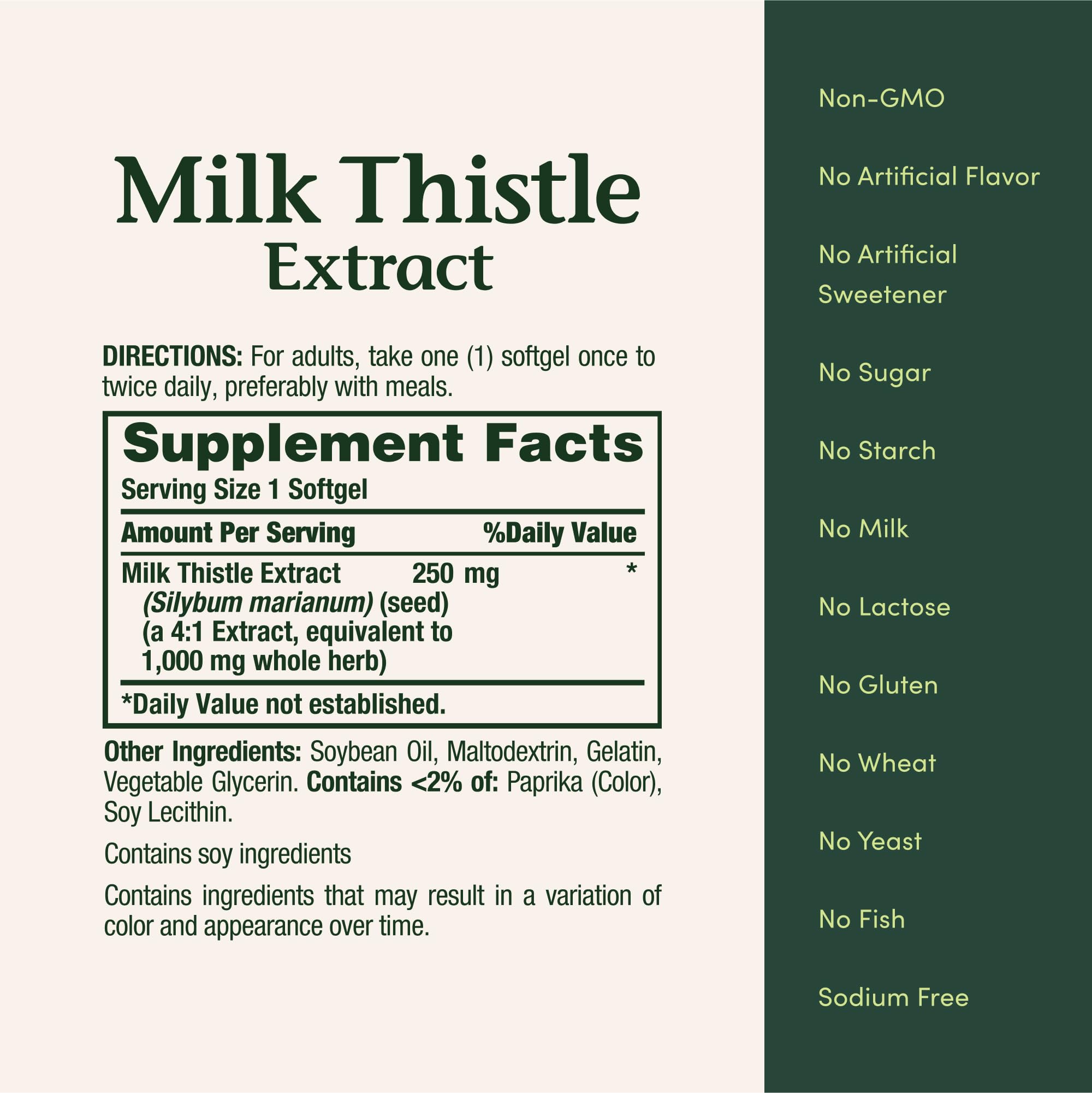 milk thistle for digestive health