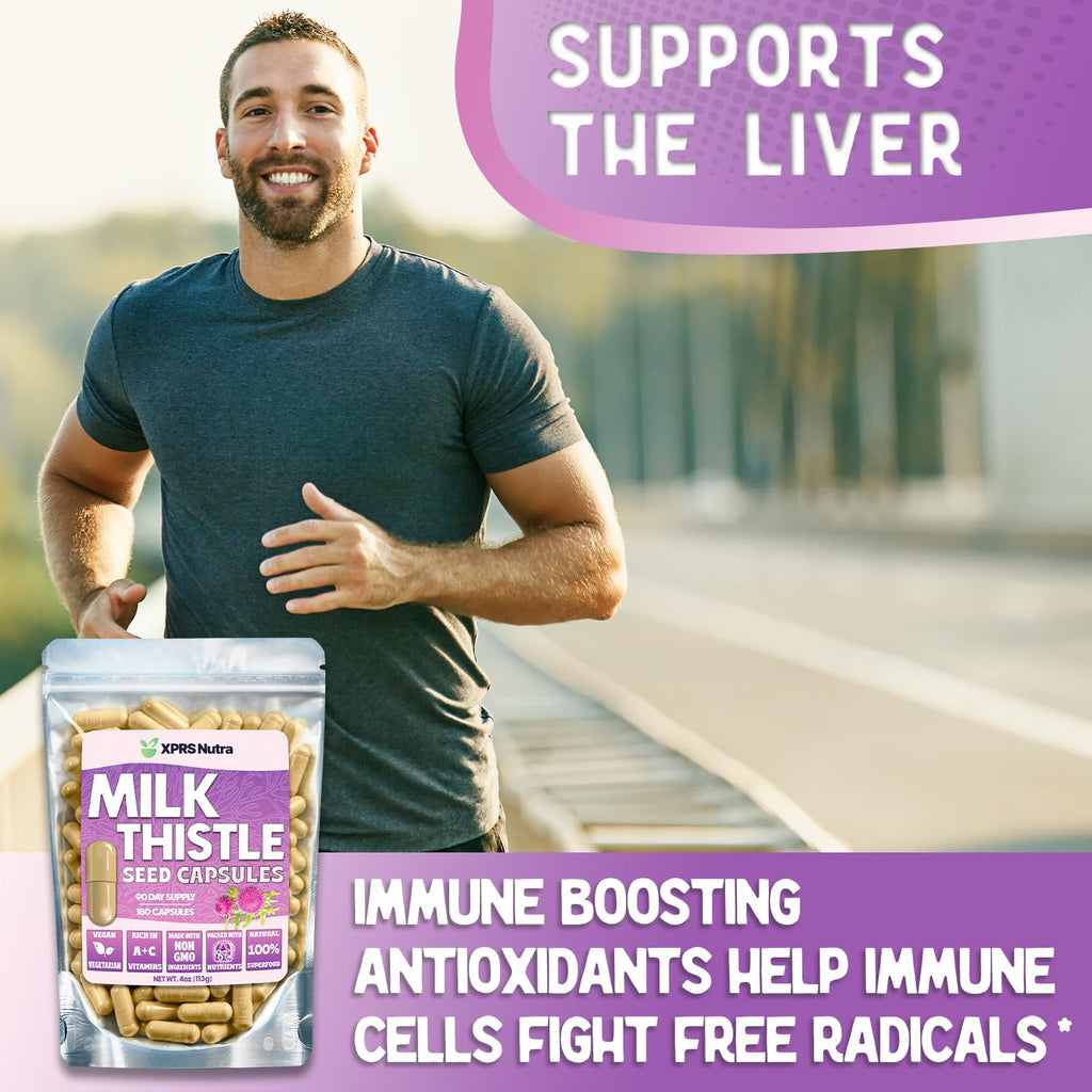 milk thistle for healthy liver function