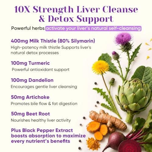milk thistle for healthy liver function