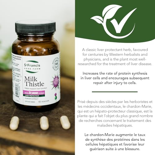 milk thistle for healthy liver function
