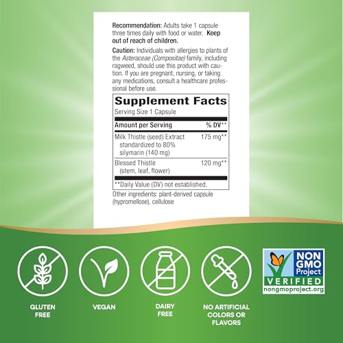milk thistle for healthy liver function