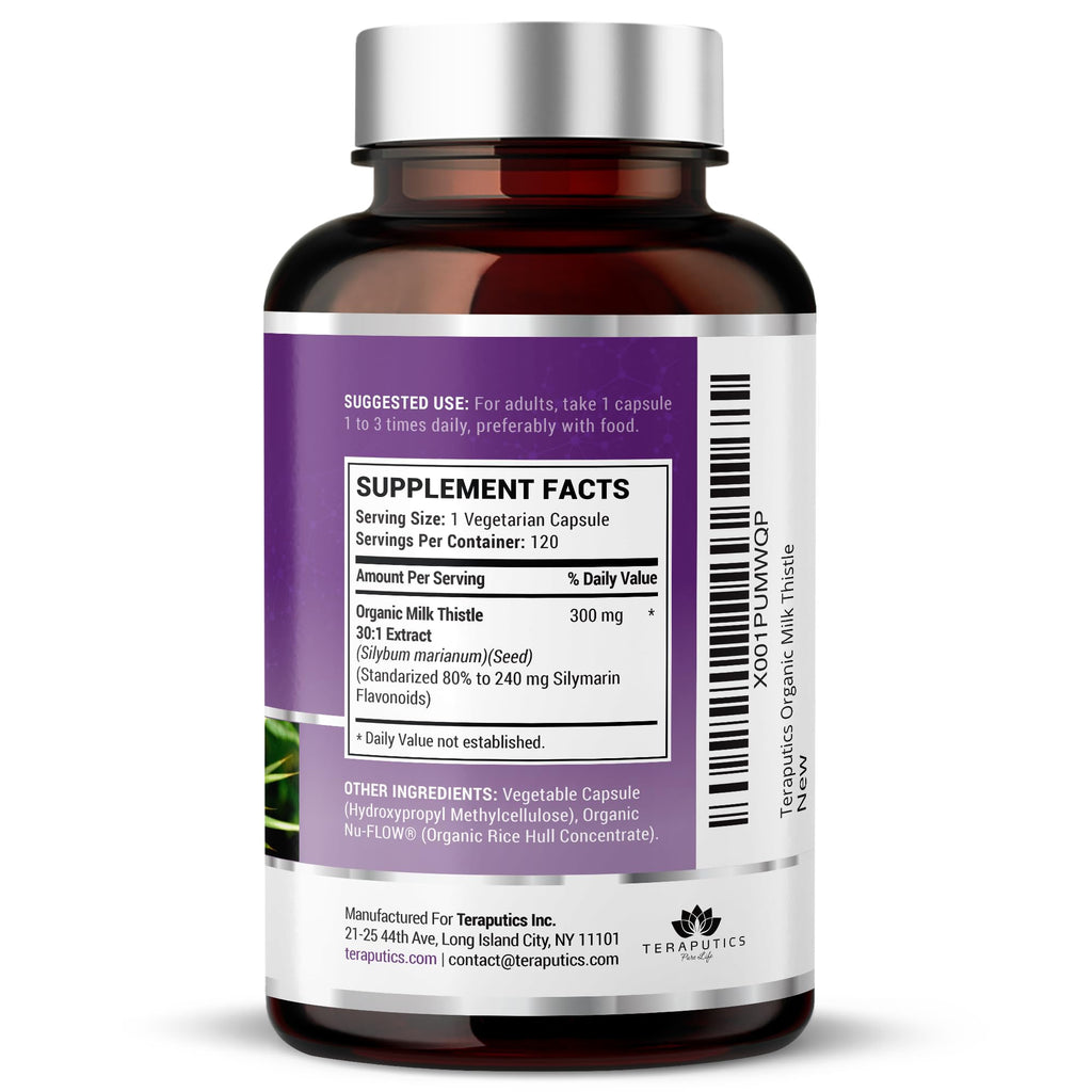 milk thistle for healthy liver function