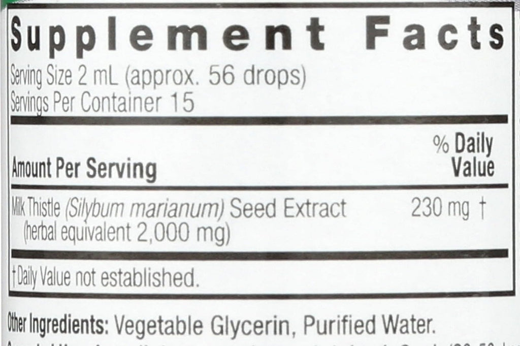 milk thistle for liver support