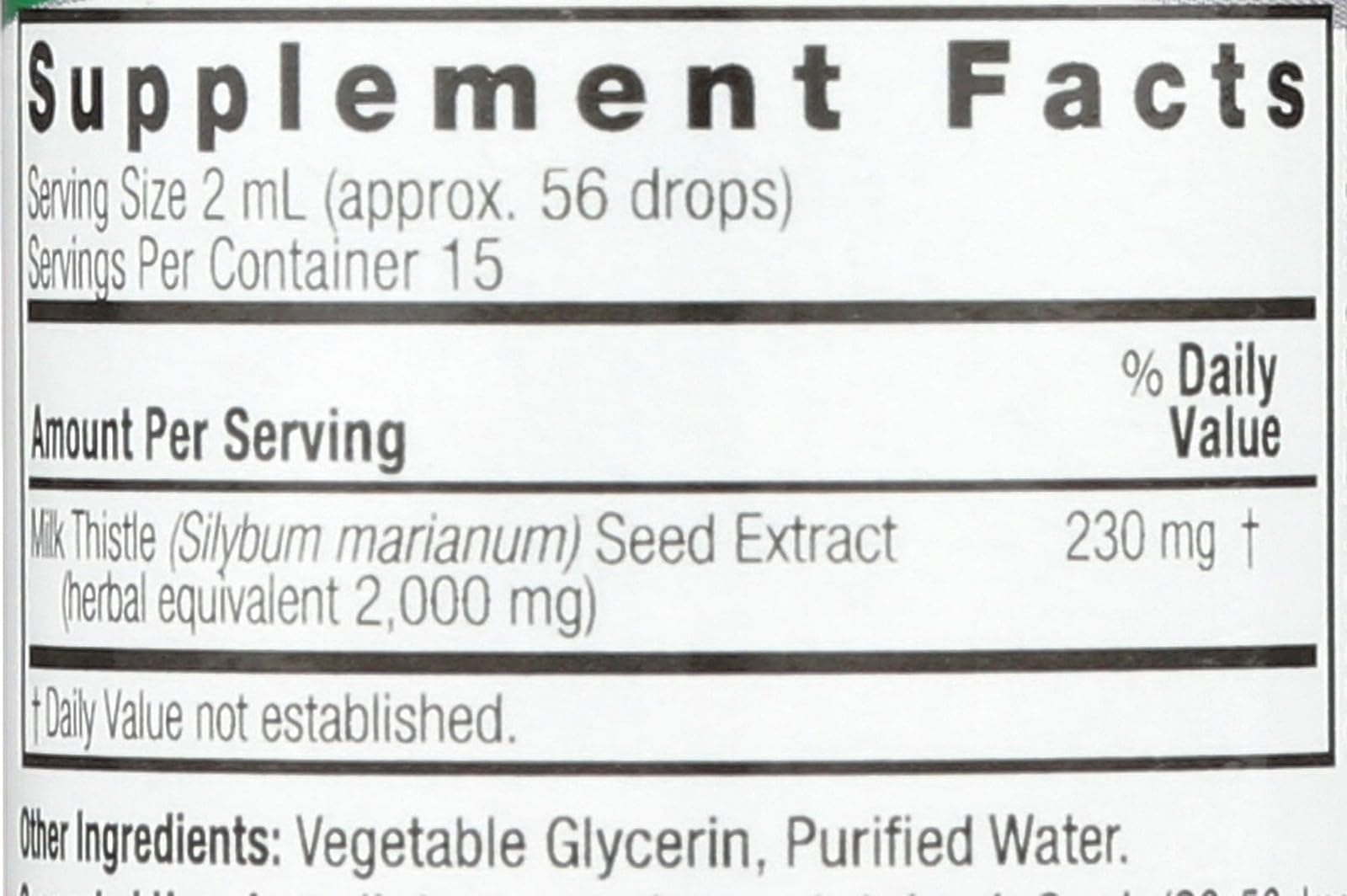 milk thistle for liver support