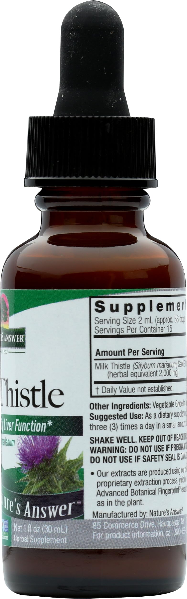 milk thistle for natural liver support