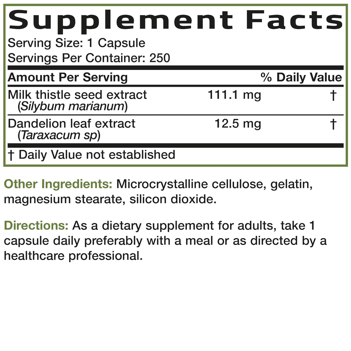 milk thistle for overall wellness