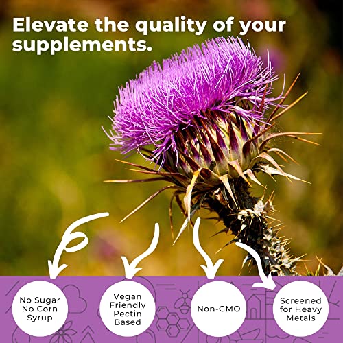Milk thistle gummies for detoxification