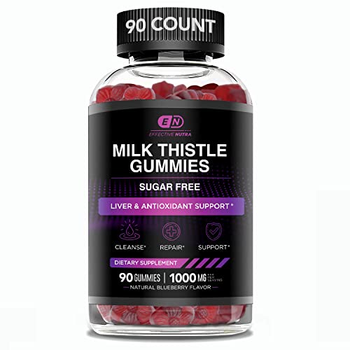 Milk thistle gummies for improved liver function
