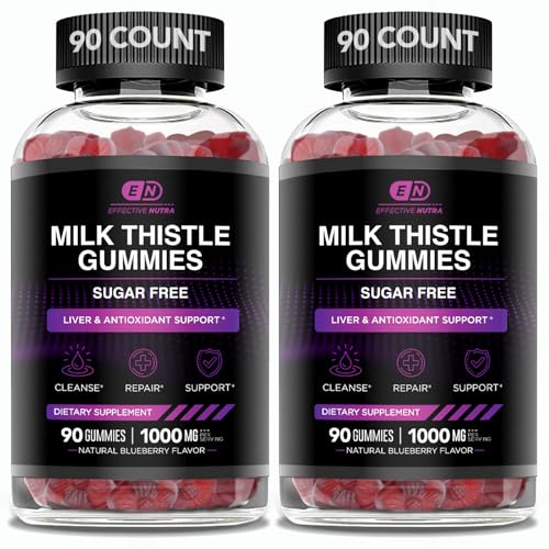 Milk thistle gummies for natural liver care