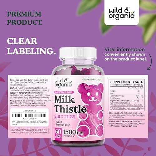 milk thistle gummies for vitality