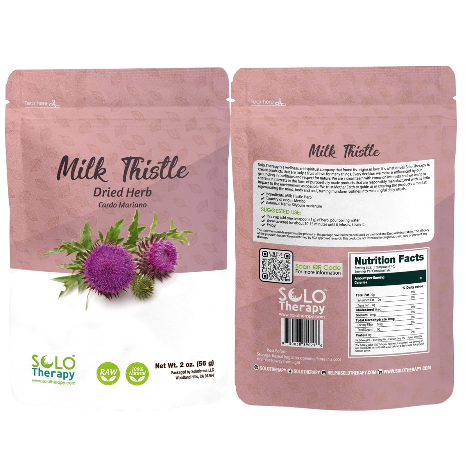 milk thistle herb for detox