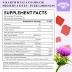 Milk thistle herbal detox support