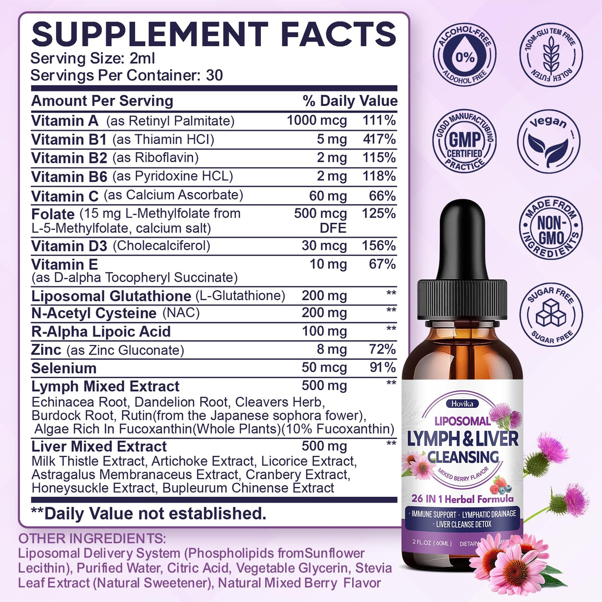 Milk thistle herbal drainage formula