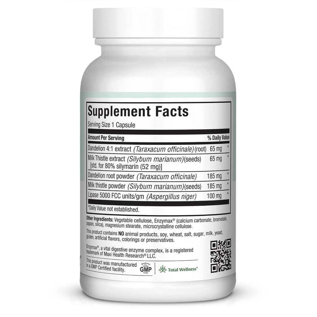 Milk thistle herbal formula for detox