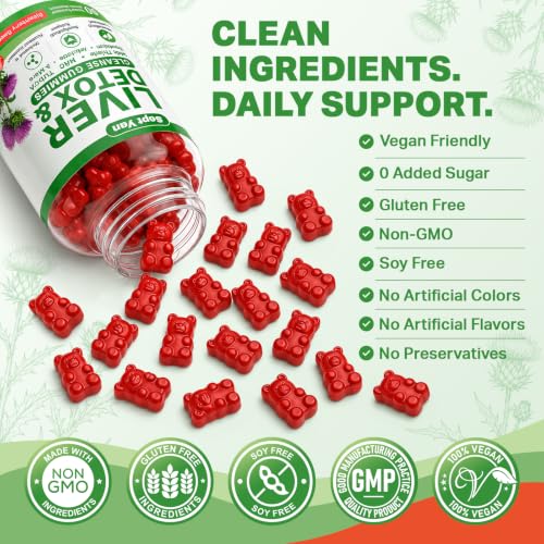 Milk Thistle herbal remedy gummies