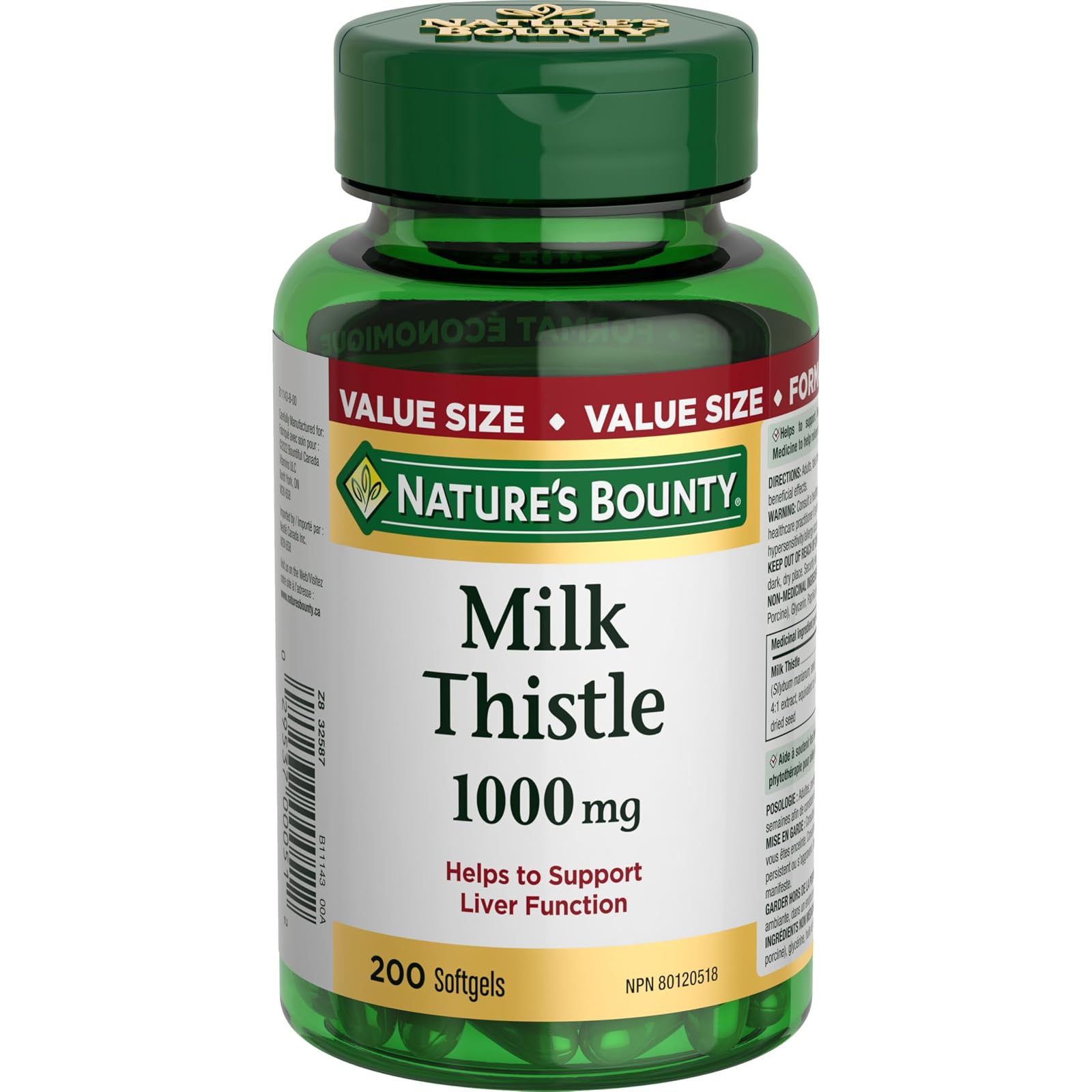 milk thistle herbal supplement benefits
