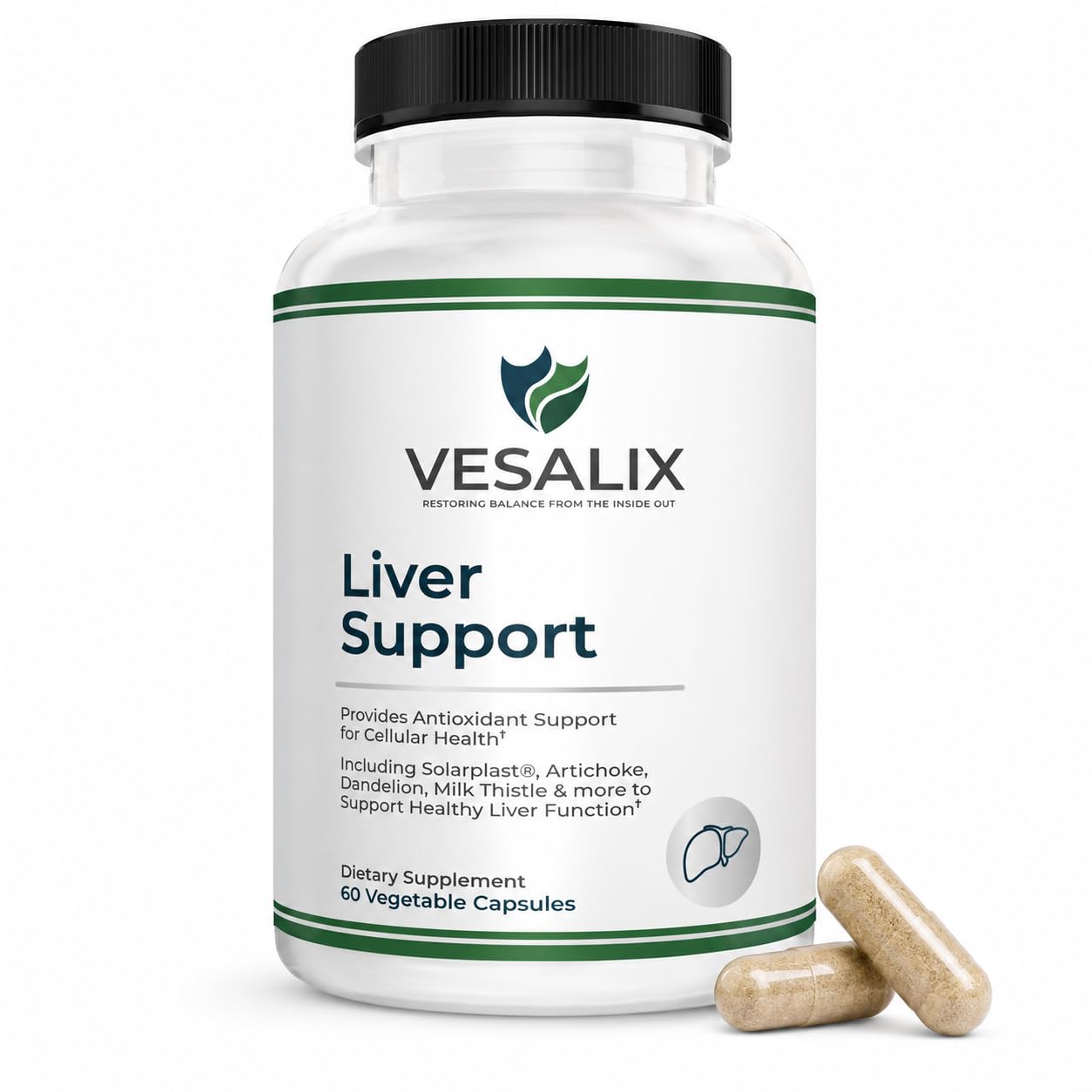 Milk Thistle herbal supplement capsules