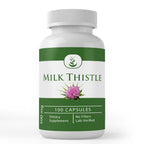 milk thistle herbal supplement capsules