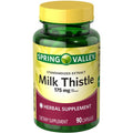 milk thistle herbal supplement capsules