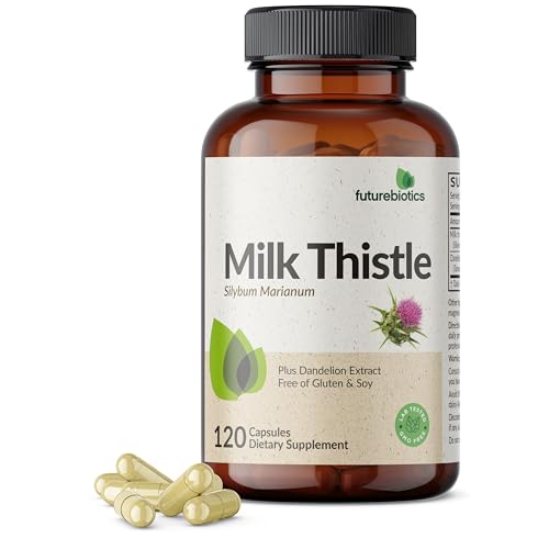 milk thistle herbal supplement capsules