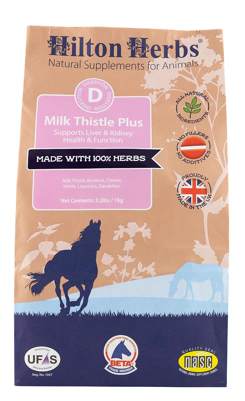 milk thistle herbal supplement capsules