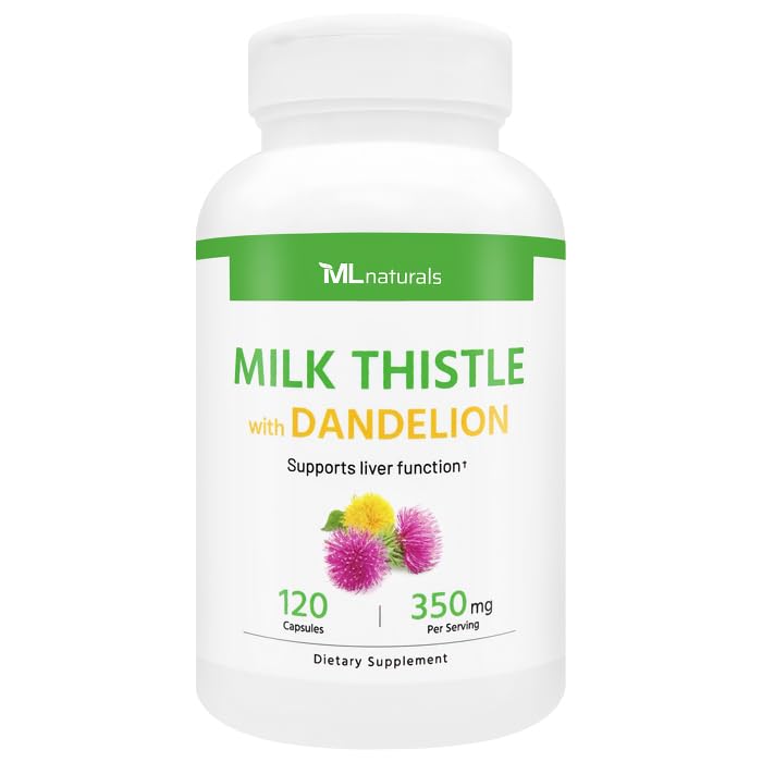 Milk Thistle herbal supplement capsules