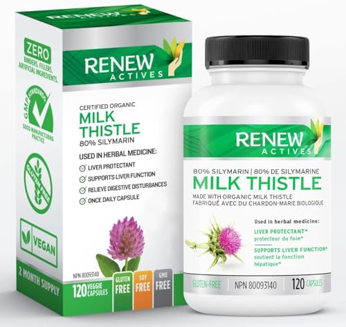 milk thistle herbal supplement capsules