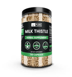milk thistle herbal supplement capsules