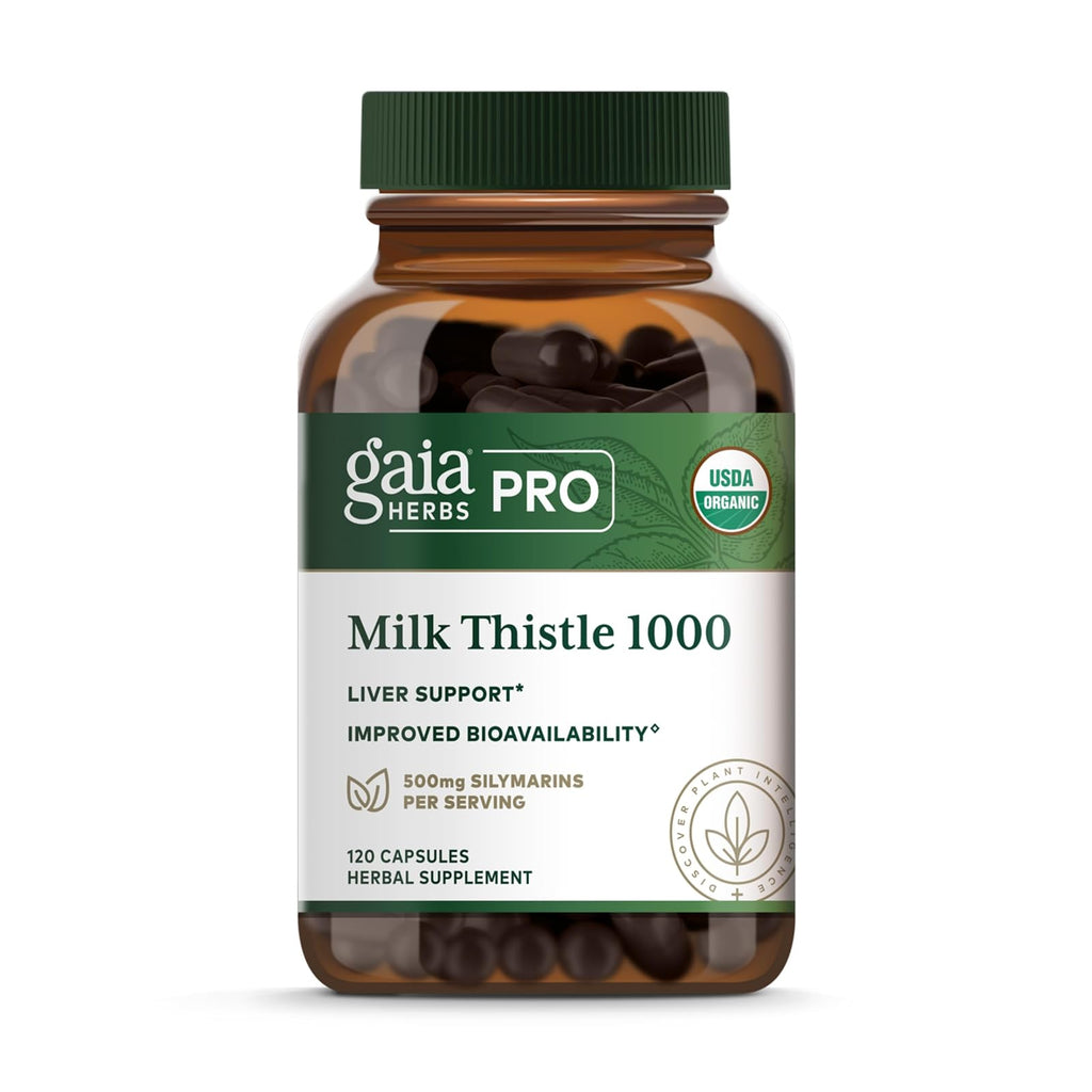 milk thistle herbal supplement capsules