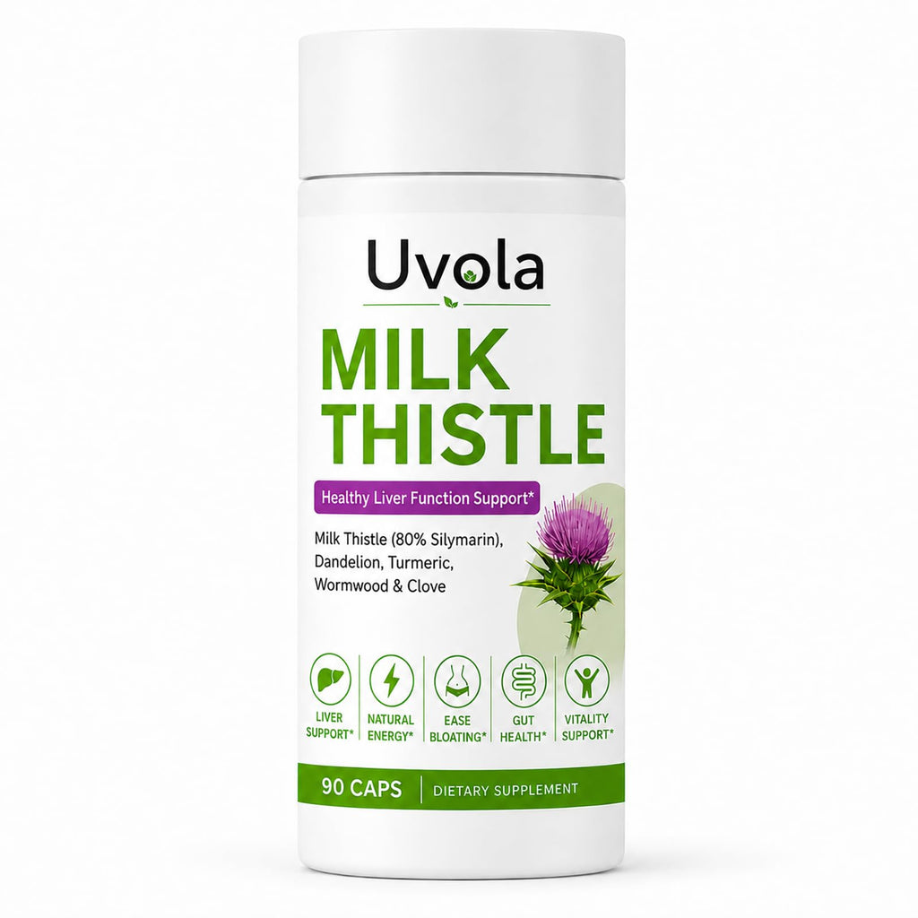 Milk Thistle herbal supplement capsules