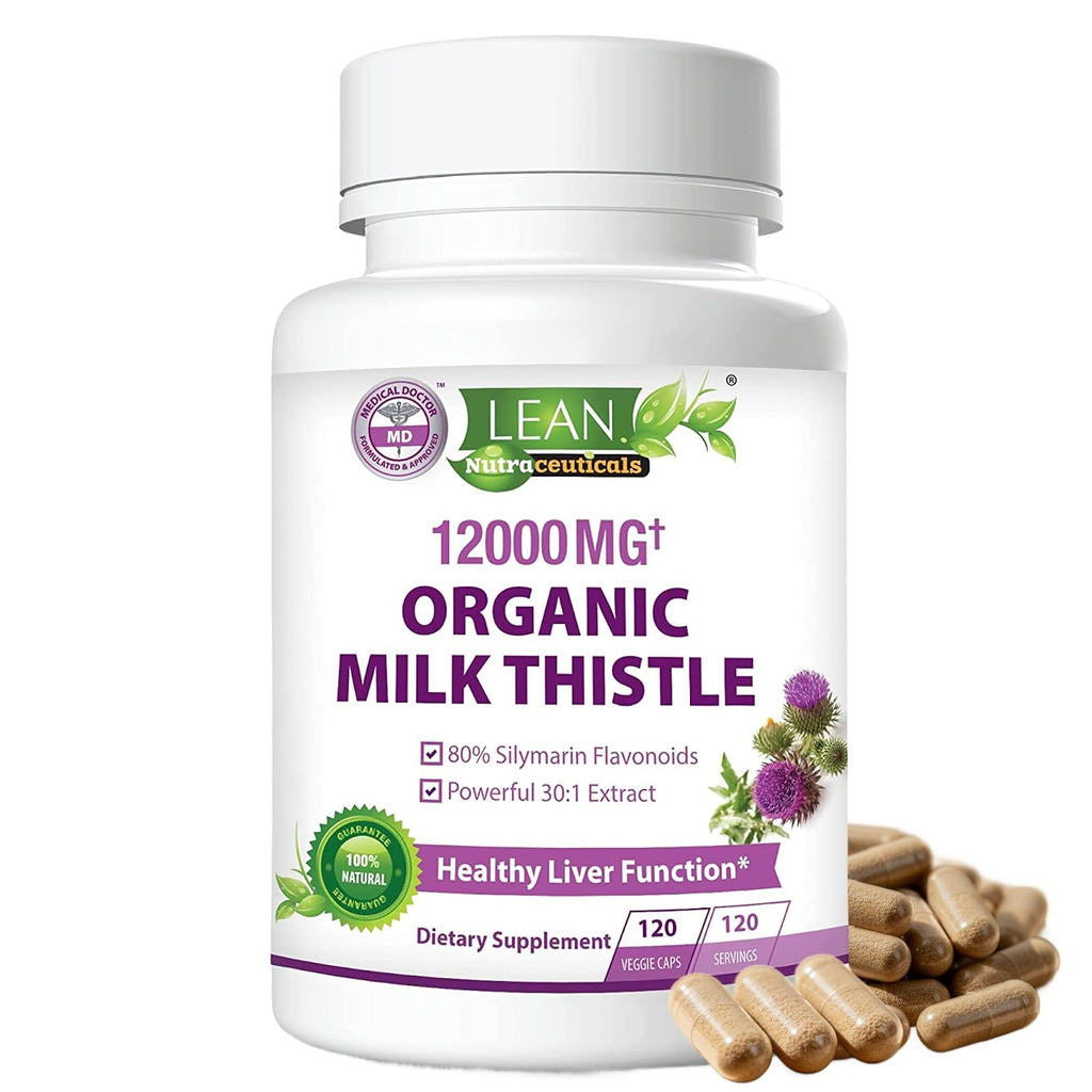milk thistle herbal supplement capsules