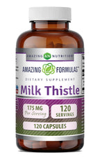 milk thistle herbal supplement capsules