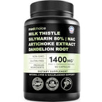 milk thistle herbal supplement capsules